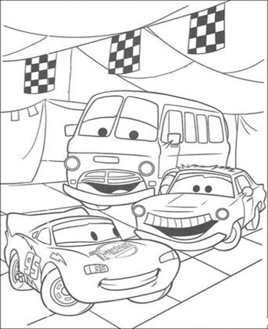Free & Easy To Print Lighting McQueen Coloring Pages - Tulamama