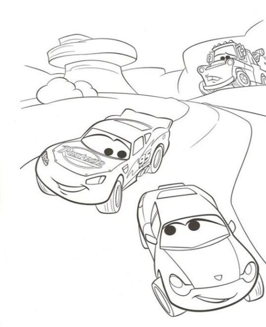 Free & Easy To Print Lighting McQueen Coloring Pages - Tulamama