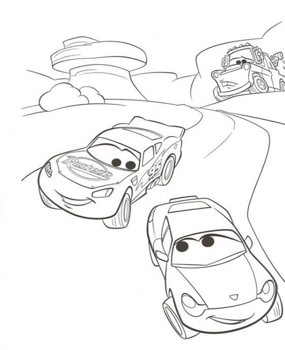 Free & Easy To Print Lighting McQueen Coloring Pages - Tulamama