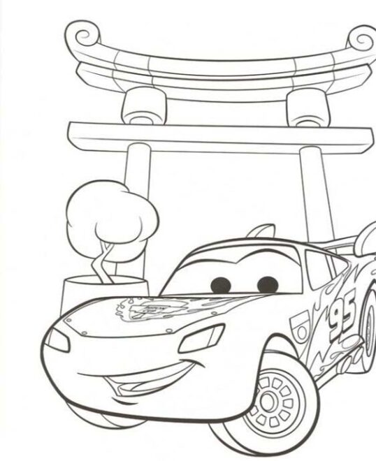 Free & Easy To Print Lighting McQueen Coloring Pages - Tulamama