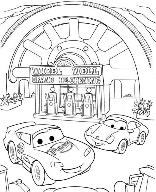 Free & Easy To Print Lighting McQueen Coloring Pages - Tulamama