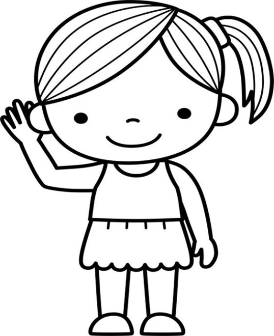 Free & Easy To Print People Coloring Pages - Tulamama