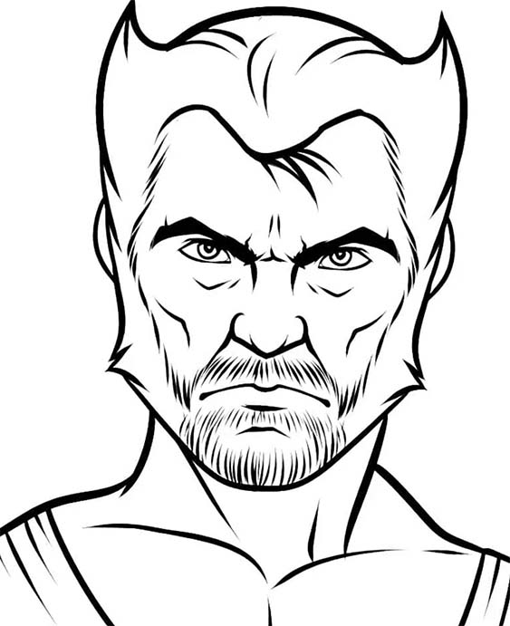 Free & Easy To Print Wolverine Coloring Pages - Tulamama